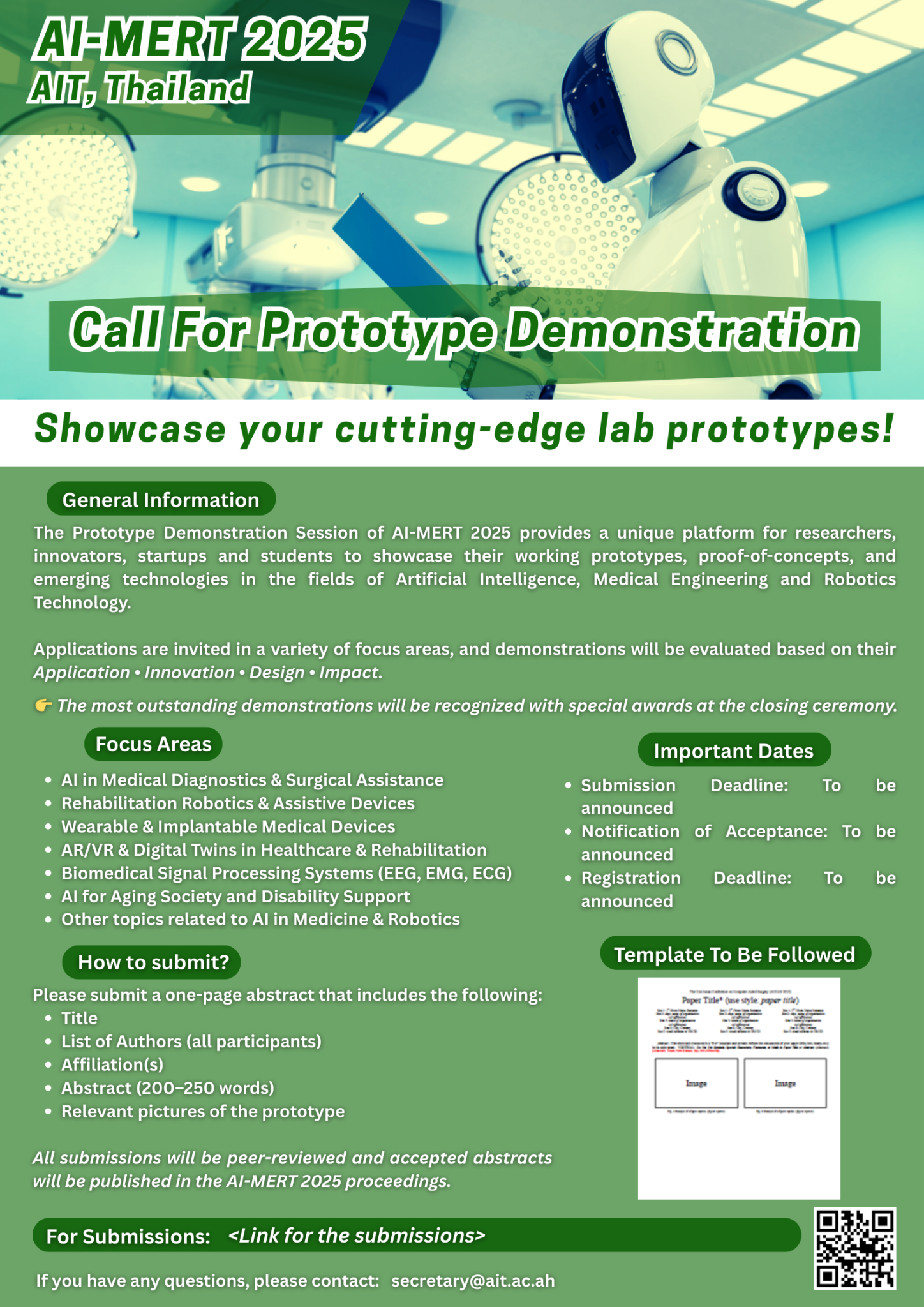 Call for Prototype Demonstration